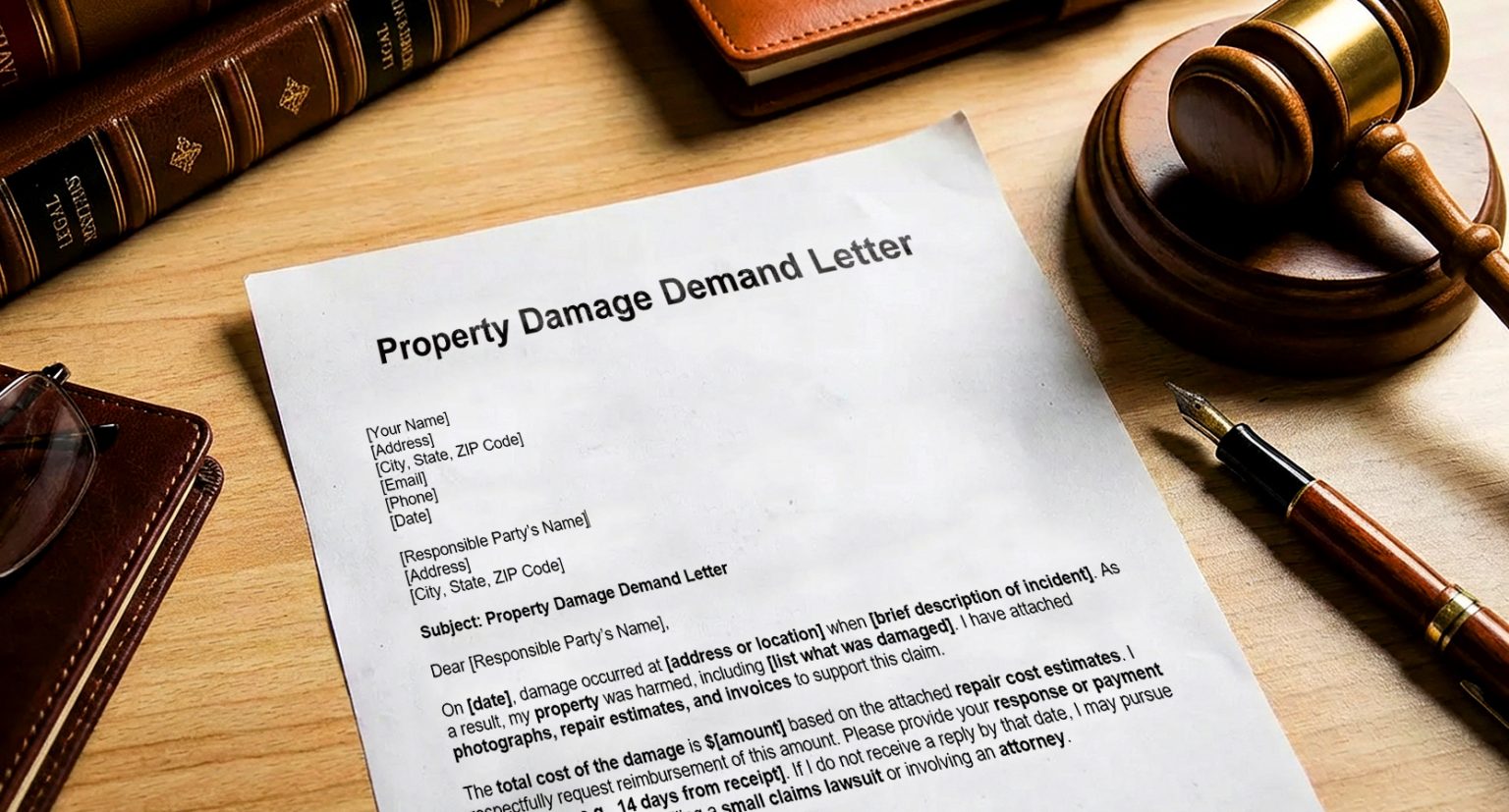 Property Damage Demand Letter | The Hadi Law Firm