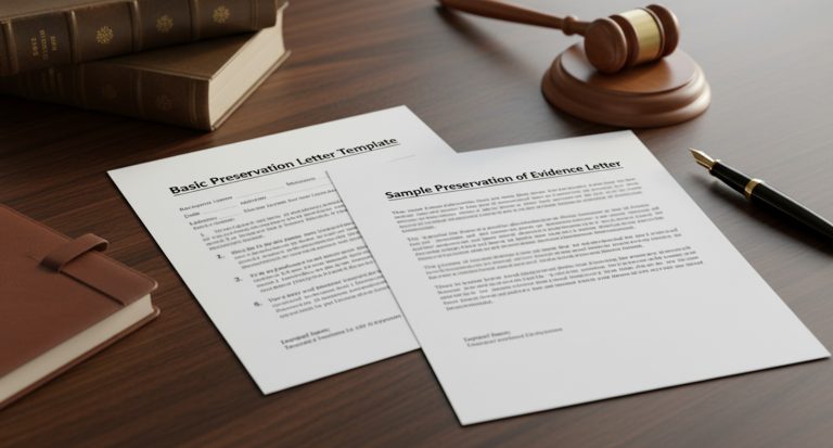 Preservation of Evidence Letter (Template + Sample)