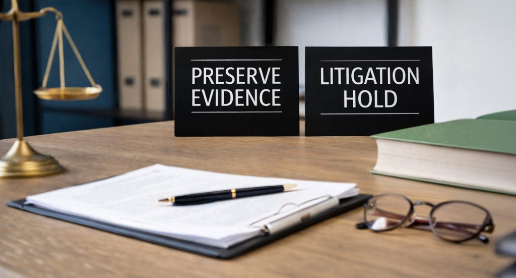 Preservation of Evidence Letter (Template + Sample)